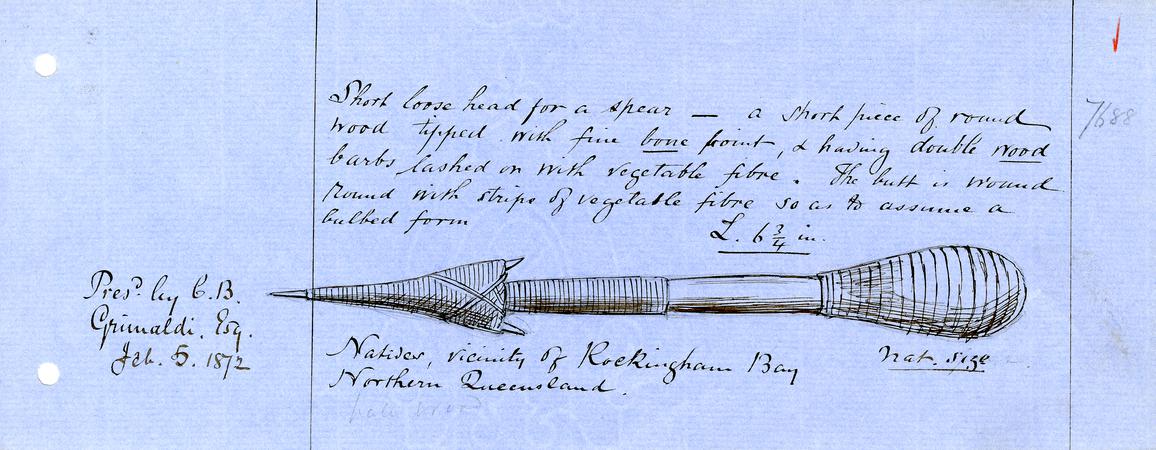 spear-head; harpoon | British Museum