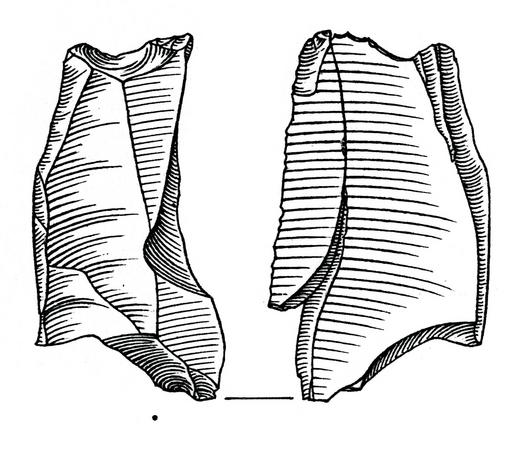 burin on retouched truncation; burin spall | British Museum